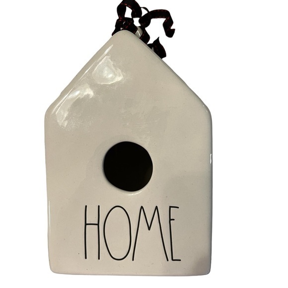 Rae Dunn | Accents | Rae Dunn Home White Ceramic Bird House New ...